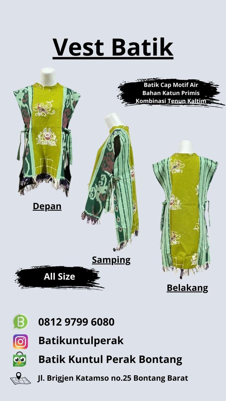 Jual Vest Batik | PaDi UMKM