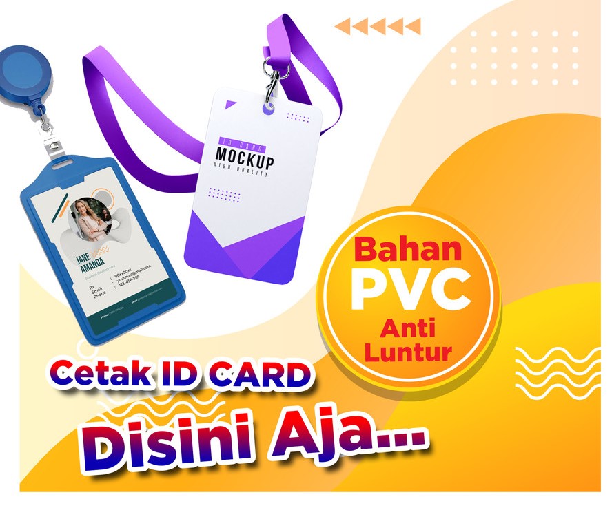 Jual CETAK ID CARD PVC, PRINT KARTU MEMBER, CETAK 2 SISI SPOT DOFF ...