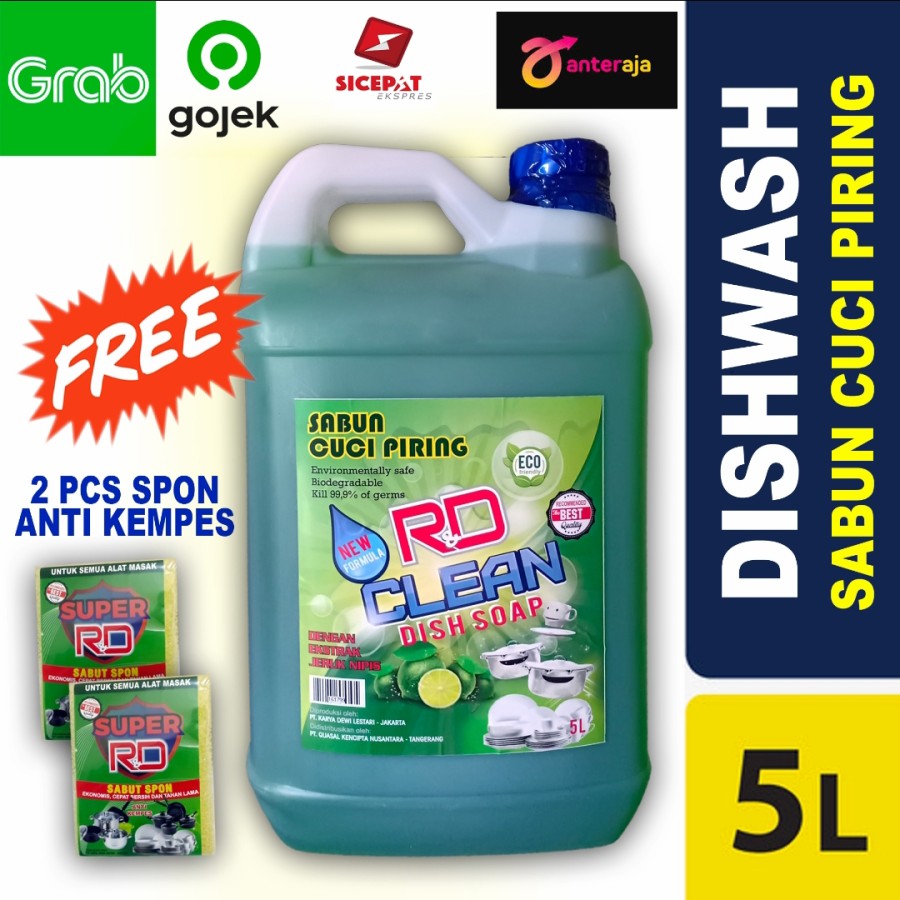 Jual SABUN CUCI PIRING / DISH WASH / DISH SOAP 5 LITER | PaDi UMKM
