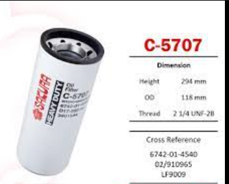 Jual Sakura Filter Oli C-5707 Komatsu PC400, Cummins | PaDi UMKM