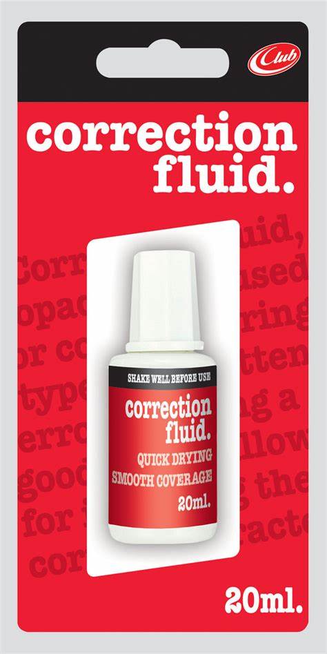 Jual CORRECTION FLUID:PAINT;20ML;W/THNR | PaDi UMKM