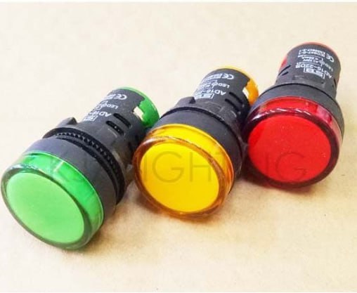 Jual Pembelian Lampu Kontrol Phase (RST) warna Merah, Hijau, Kuning ...