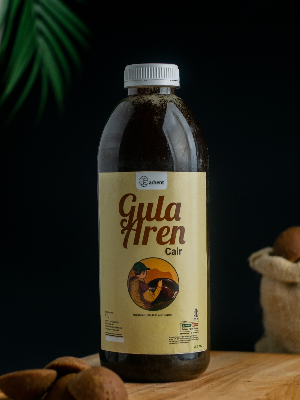 Jual Gula Aren Cair Organik 1000 ml / 1 L (Botol) | PaDi UMKM