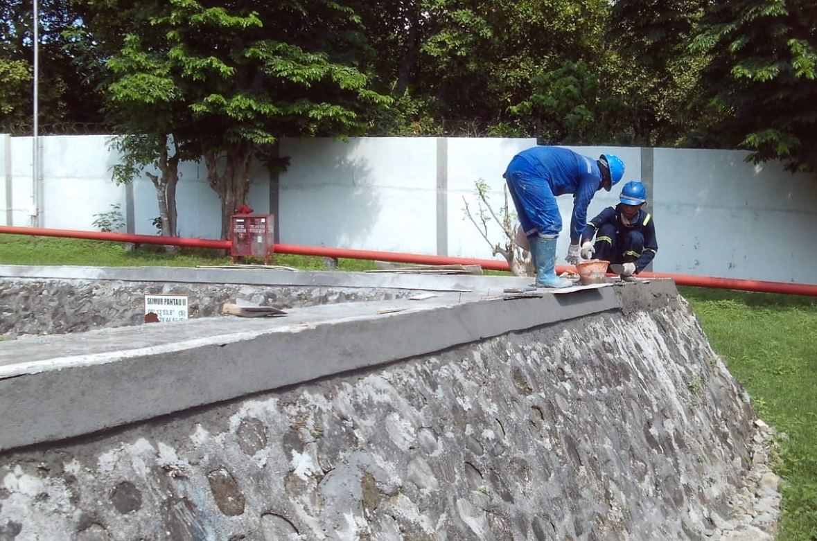 Jual Perbaikan Bundwall Tangki Timbun FT Kalabahi | PaDi UMKM