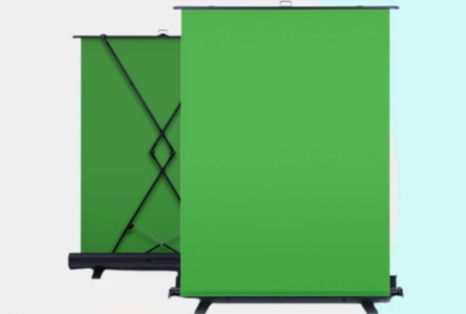 Jual Collapsible and Retractable Chromakey Portable Green Screen 1480 x ...