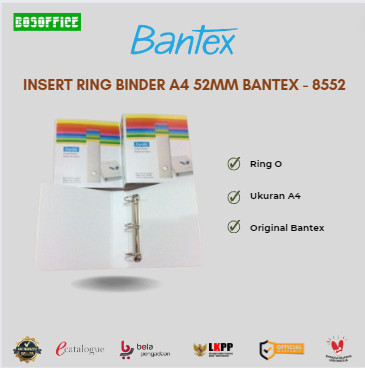 Jual BANTEX Binder A4 Insert Ring 52MM - 8552 | PaDi UMKM