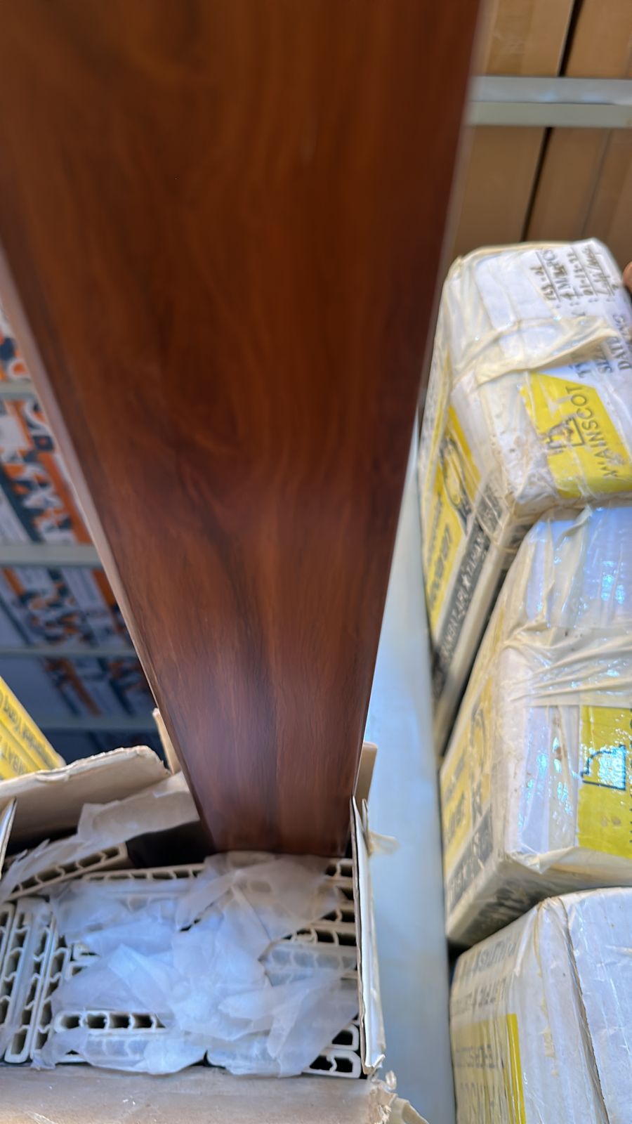 Jual Plint PVC Lantai motif kayu ukuran 2.4 m - Brown | PaDi UMKM