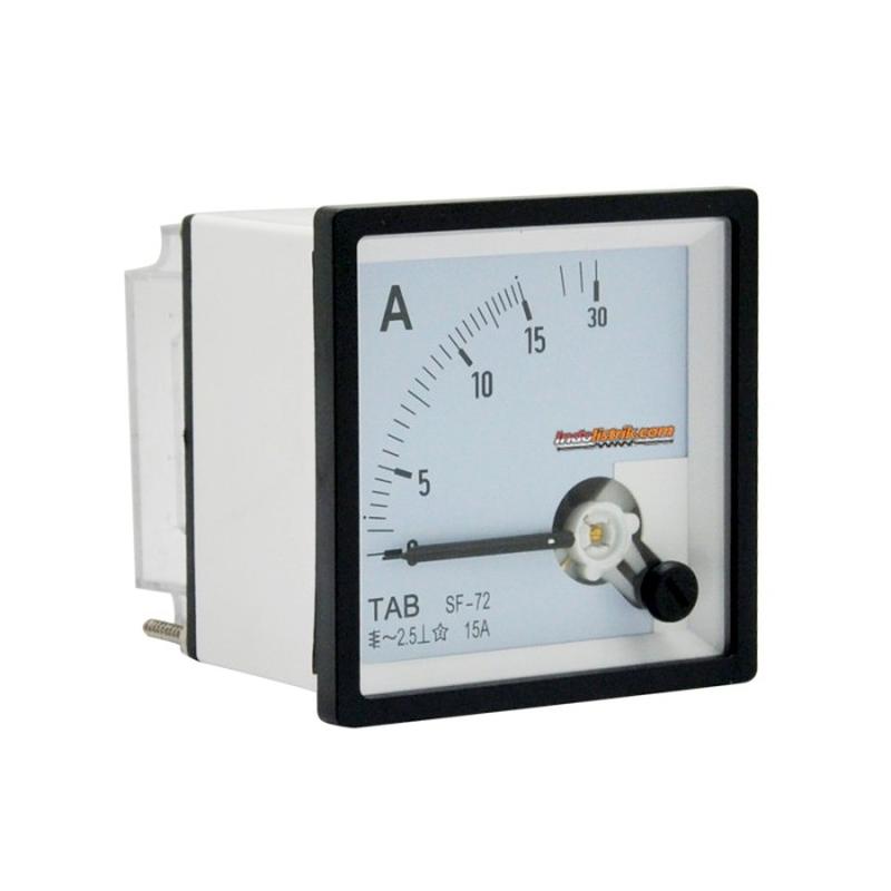 Jual Ampere Meter Analog AC 15 A Direct 72 x 72 TAB | PaDi UMKM