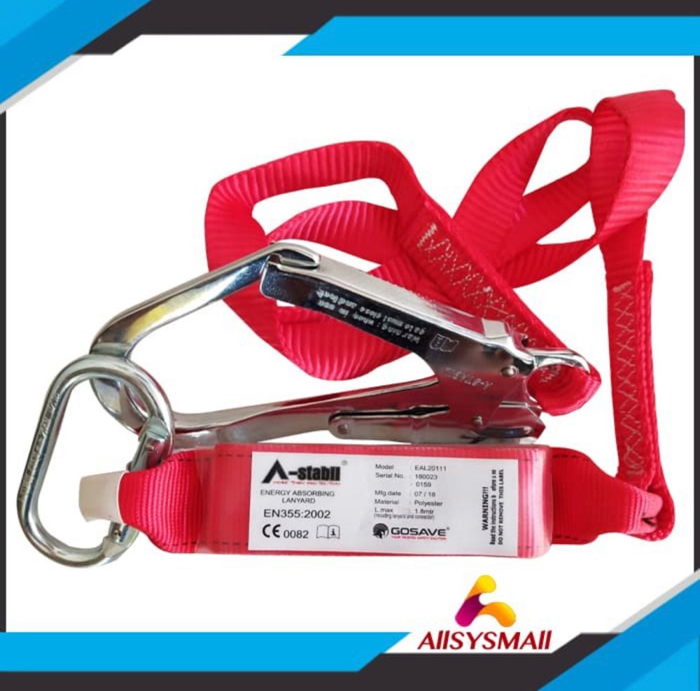 Jual Safety Shock Absorber Lanyard Single Big Hook Besar Energy EAL ...