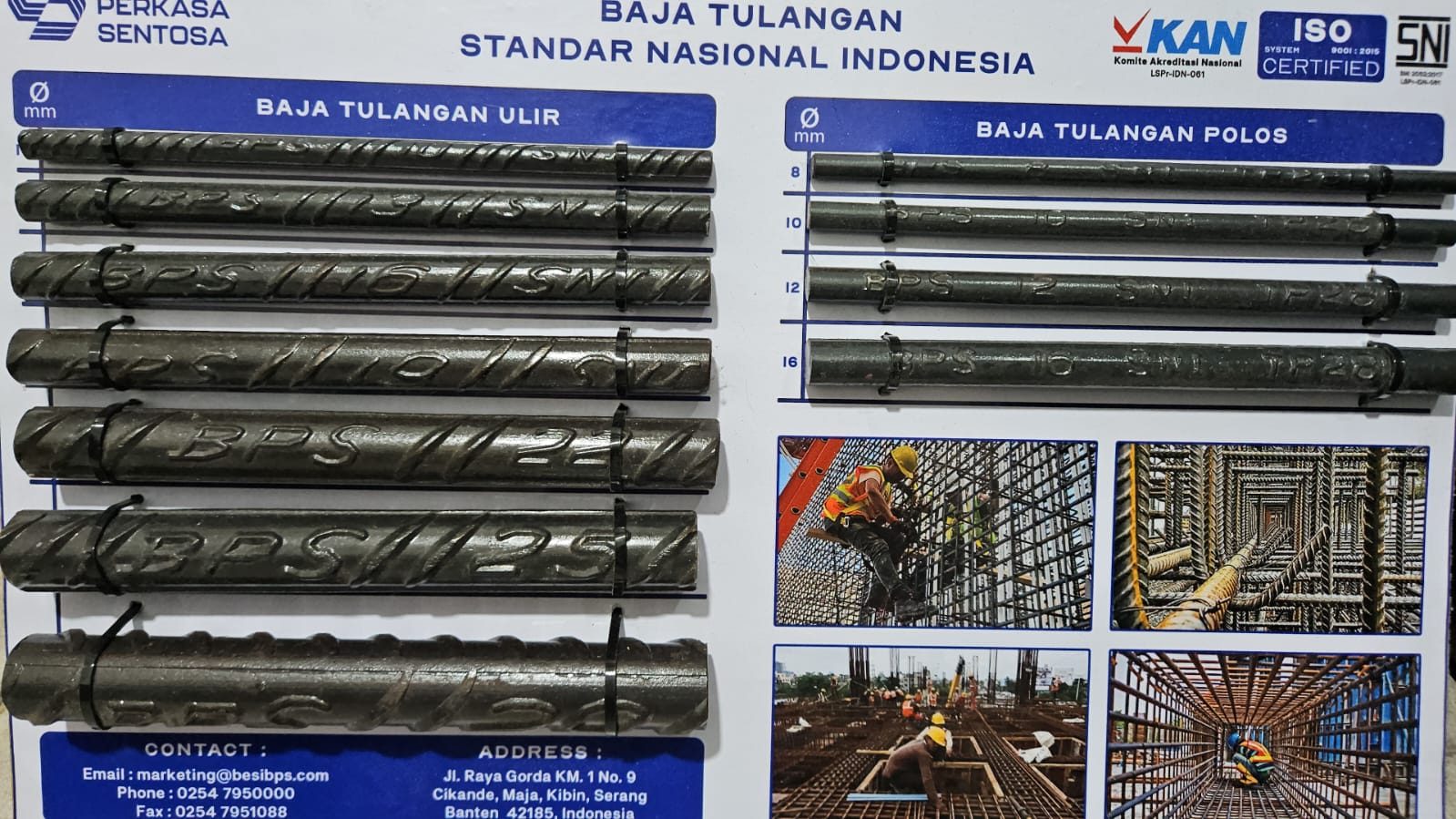 Jual BESI BETON ULIR 36 MM X 12 M BJTS 420 HARGA PER KG | PaDi UMKM