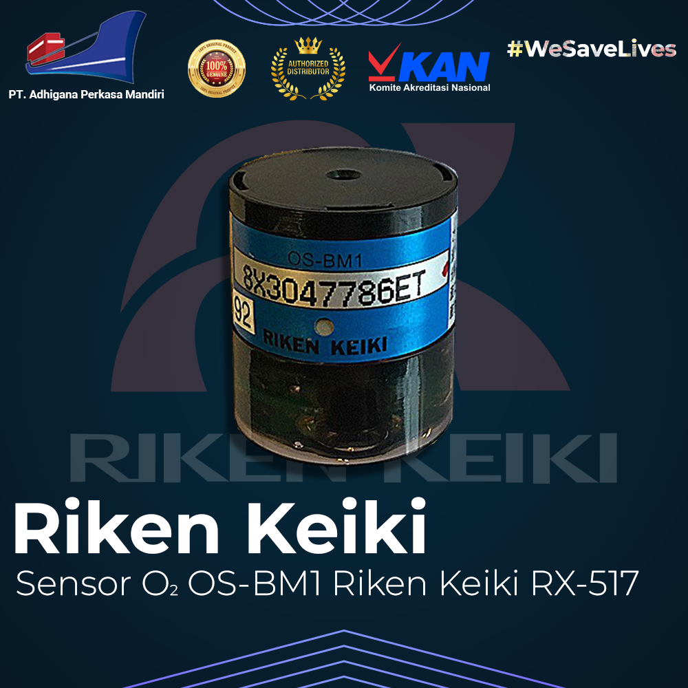 Jual Sensor O2 Riken Keiki RX-517 / OSBM1 | PaDi UMKM