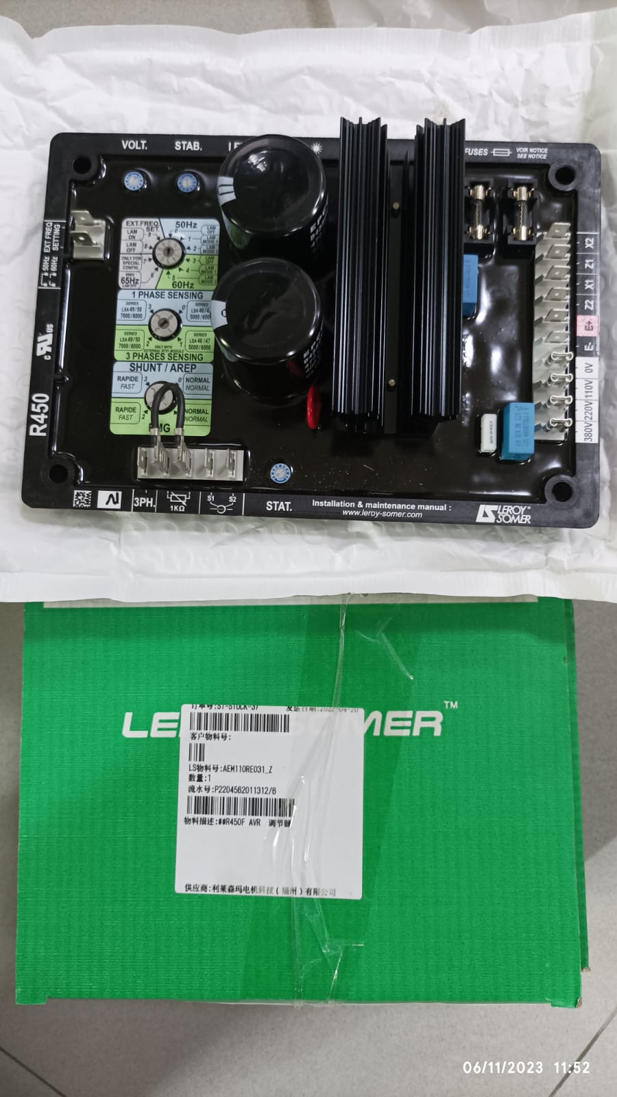 Jual AVR LEROY SOMER R450 (REPLACED OLD MODEL R448) | PaDi UMKM