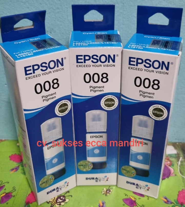 Jual TINTA EPSON 008 CYAN | PaDi UMKM