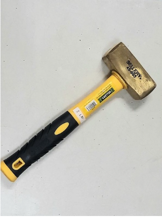 Jual Palu Kuningan 10lb 5kg / Brass hammer 10 lb 5 kg gagang fiber full ...