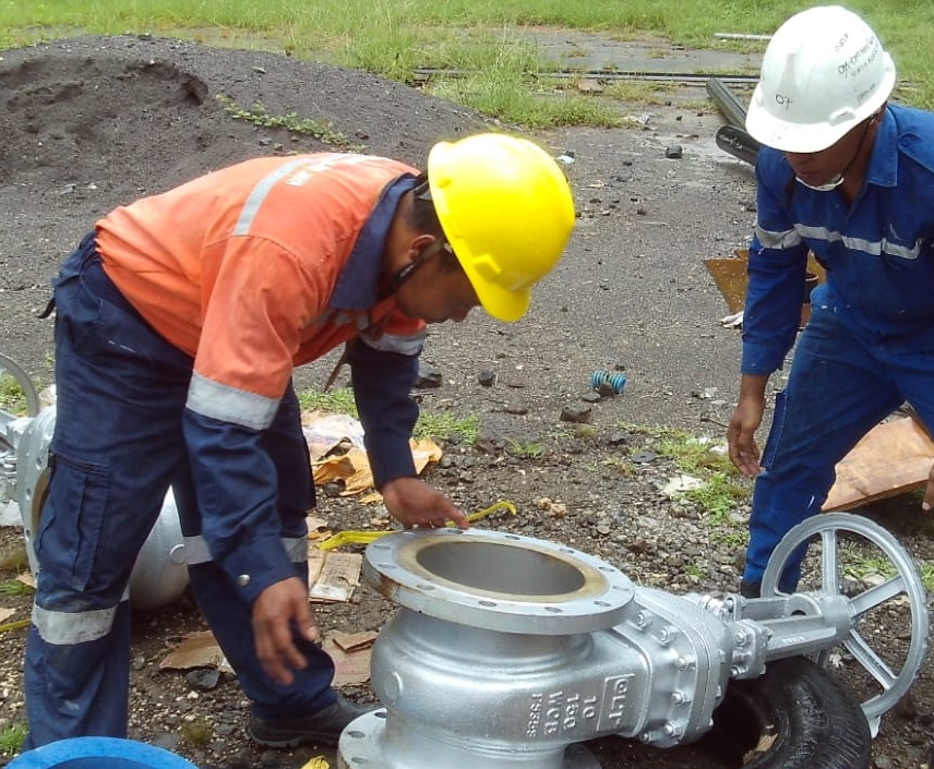 Jual Perbaikan dan Pemasangan Gate Valve Jalur Pipa Tangki Timbun FT ...