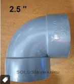Jual L bow Pipa PVC ukuran 2.5 inchi | PaDi UMKM