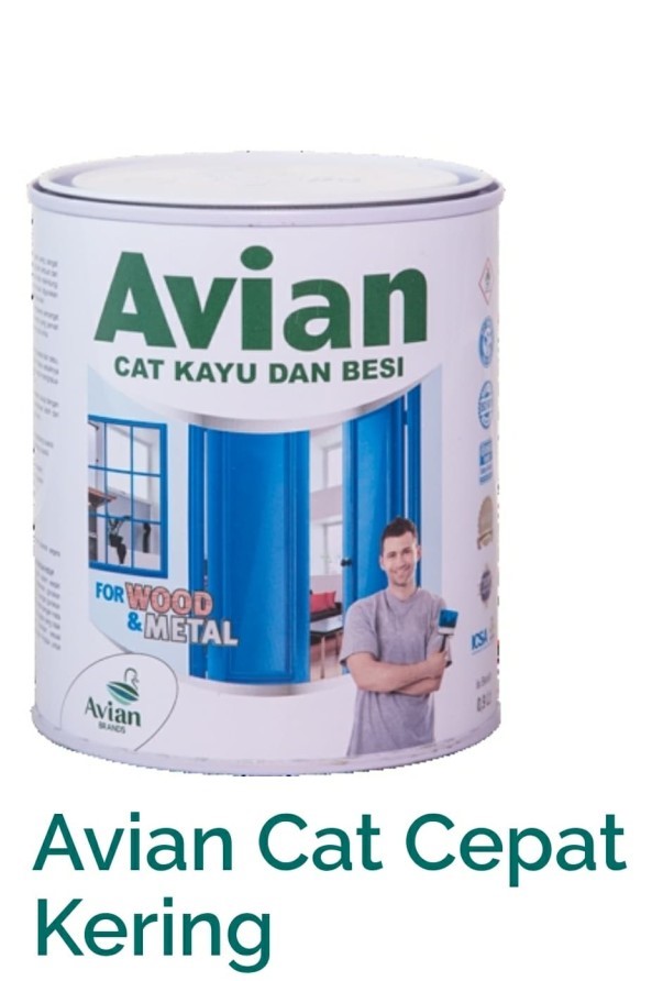 Jual Cat besi kuning, Avian kemasan 1 kg | PaDi UMKM