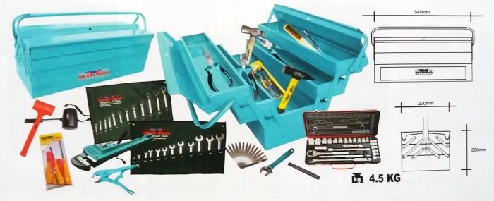 Jual WIPRO Tool Kit Set 75 pcs TS-075 | PaDi UMKM