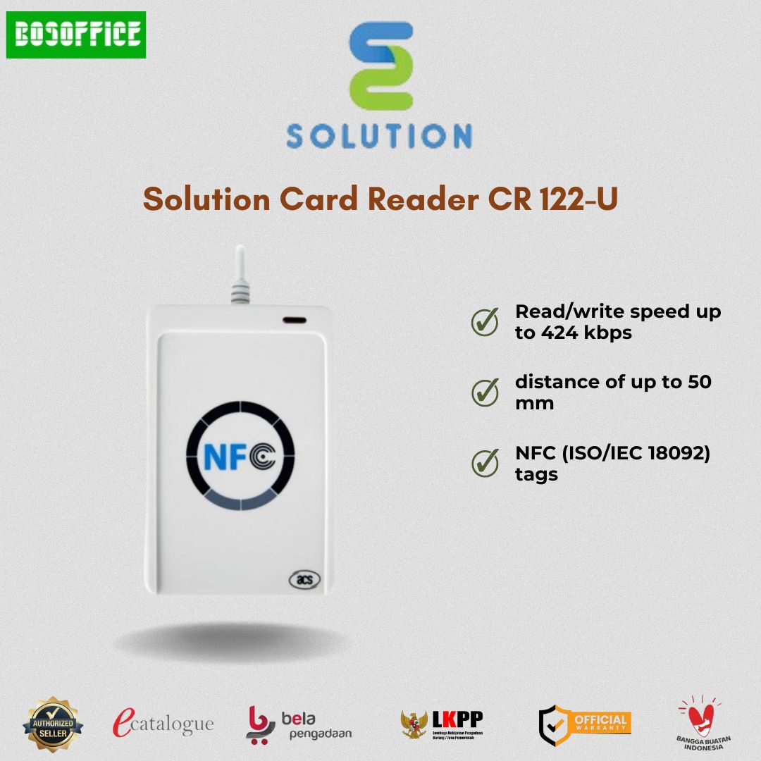 Jual Solution Card Reader CR 122-U | PaDi UMKM