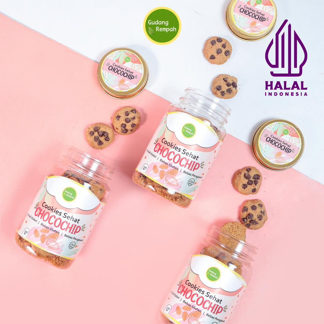 Jual [Medium Jar] Chocochip Cookies Sehat by Gudang Rempah Indonesia ...