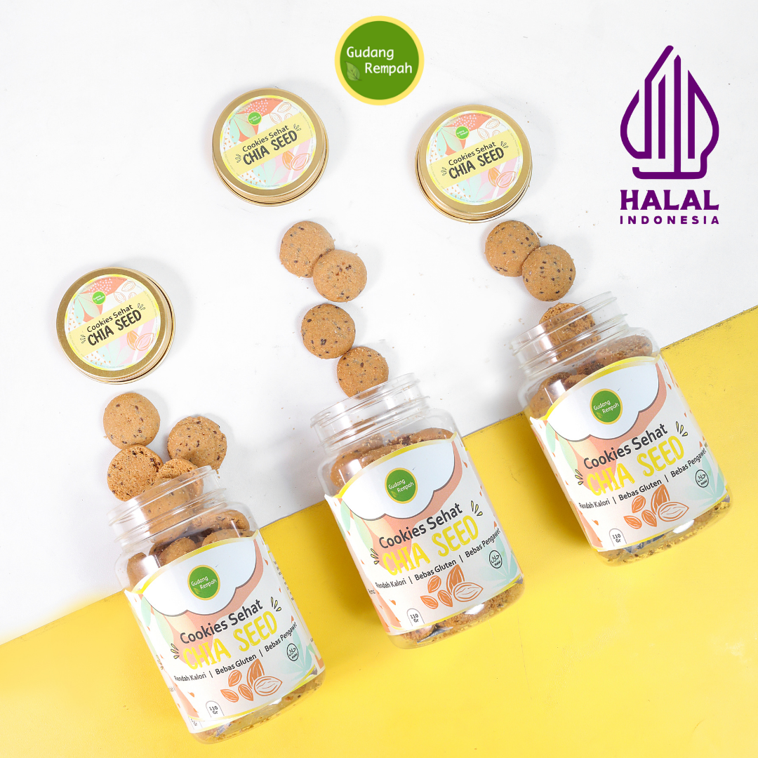 Jual [Medium Jar] Chia Seed Cookies Sehat by Gudang Rempah Indonesia ...