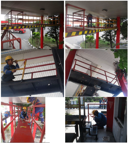 Jual Pekerjaan Pengecatan Railing Gate Keeper, Pemasangan Tirai Ruangan ...