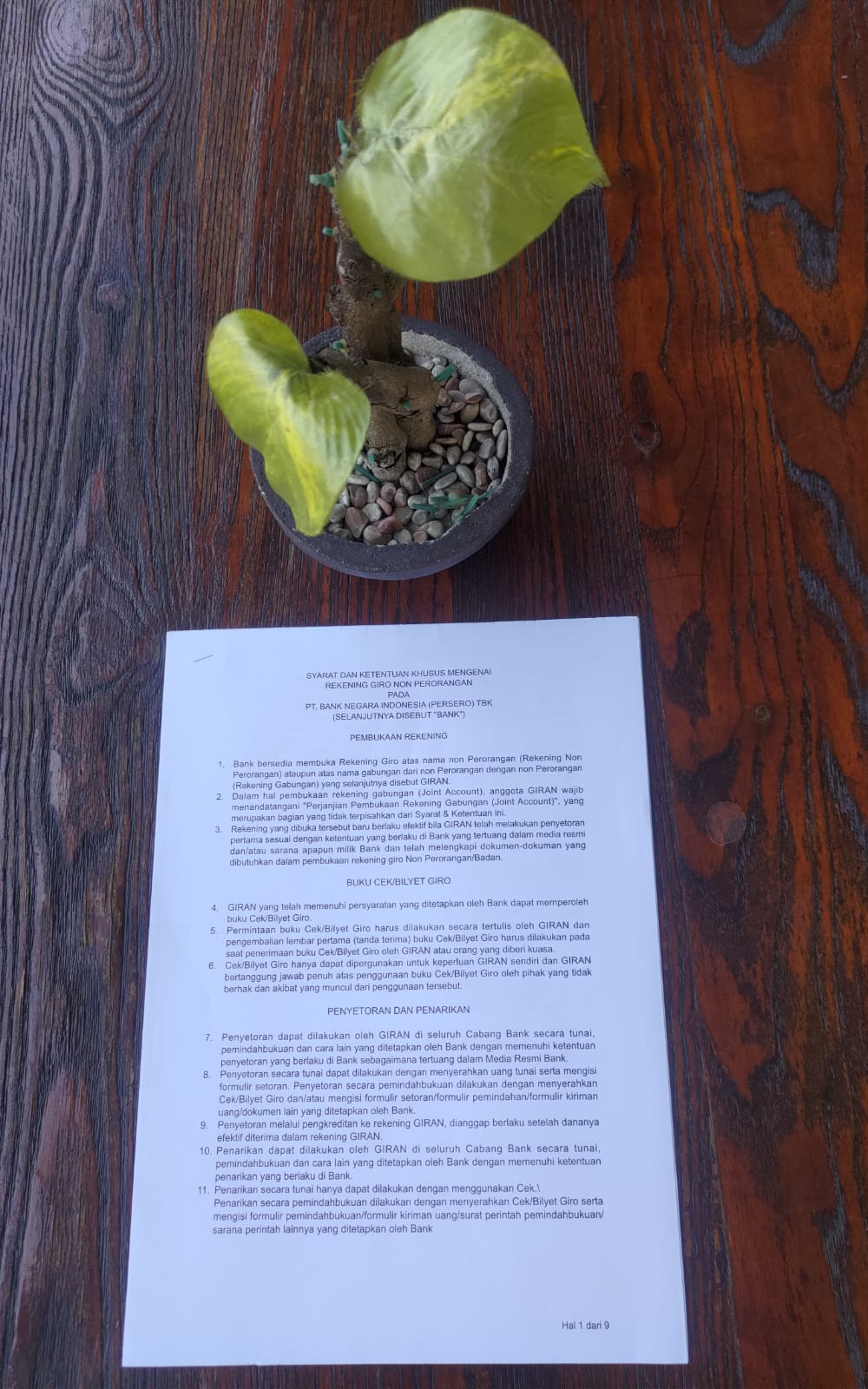 Jual Syarat dan Ketentuan Khusus Mengenai Rekening Giro Non Perorangan ...