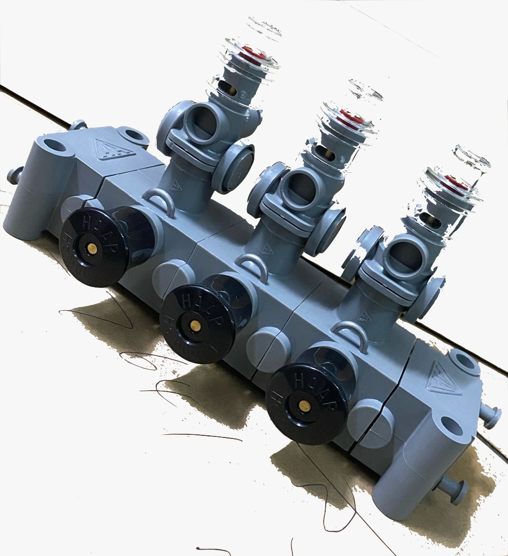 Jual Alfons Haar Pneumatic Control Valve 3 Compartment | PaDi UMKM