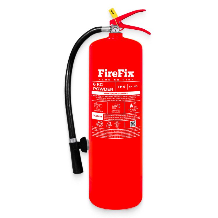 Jual APAR 6kg Dry Chemical Powde FIREFIX type FP6 | PaDi UMKM