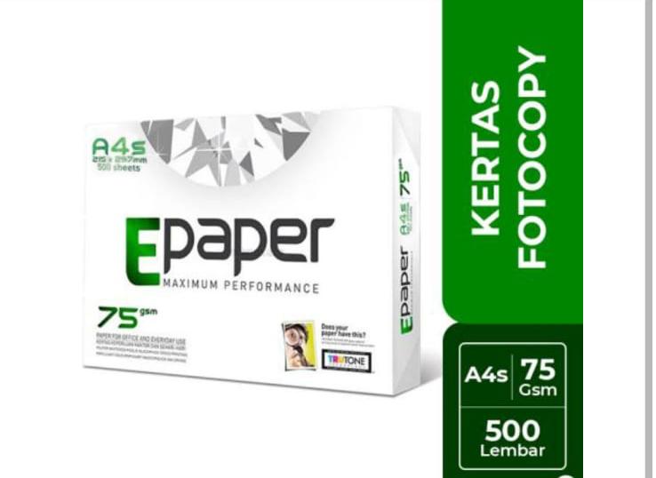 Jual Kertas E-PAPER A4S (1 dus) | PaDi UMKM