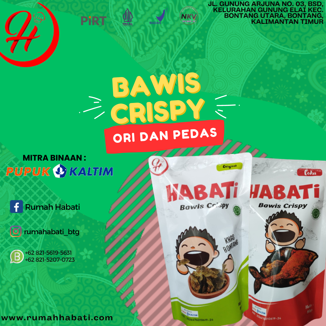 Jual Habati Bawis Crispy ( Pedas & Original ) | PaDi UMKM