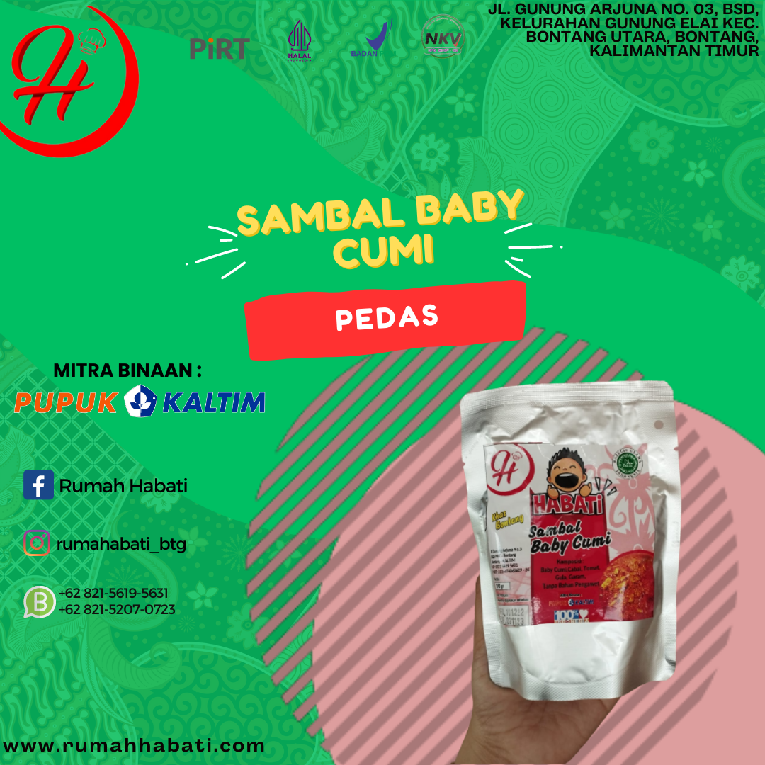 Jual Habati Sambal Baby Cumi | PaDi UMKM