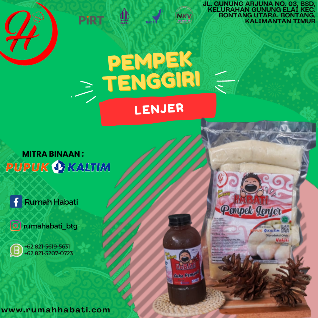 Jual Habati Pempek Lenjer Tenggiri | PaDi UMKM