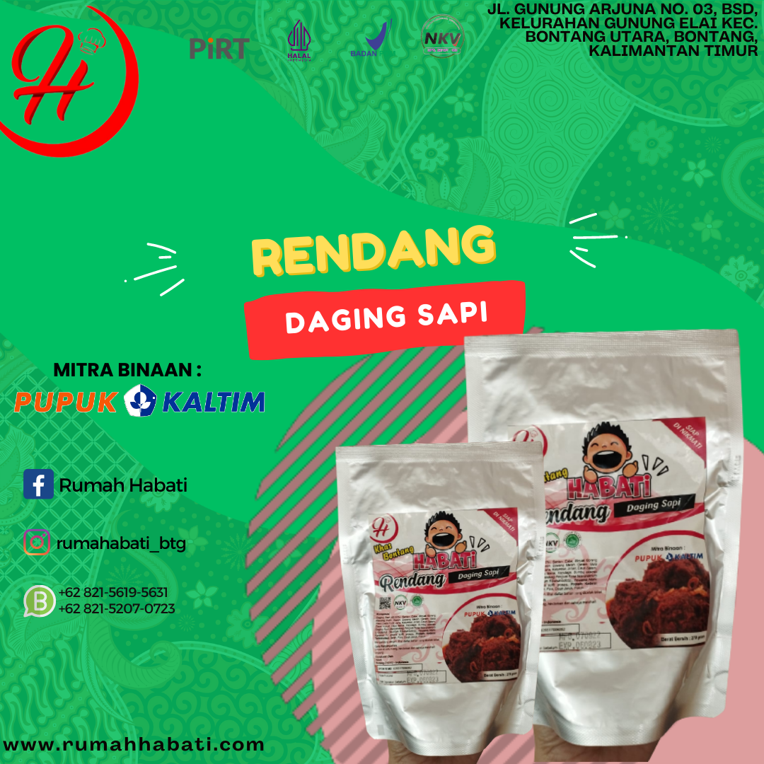 Jual Habati Rendang Daging Sapi | PaDi UMKM