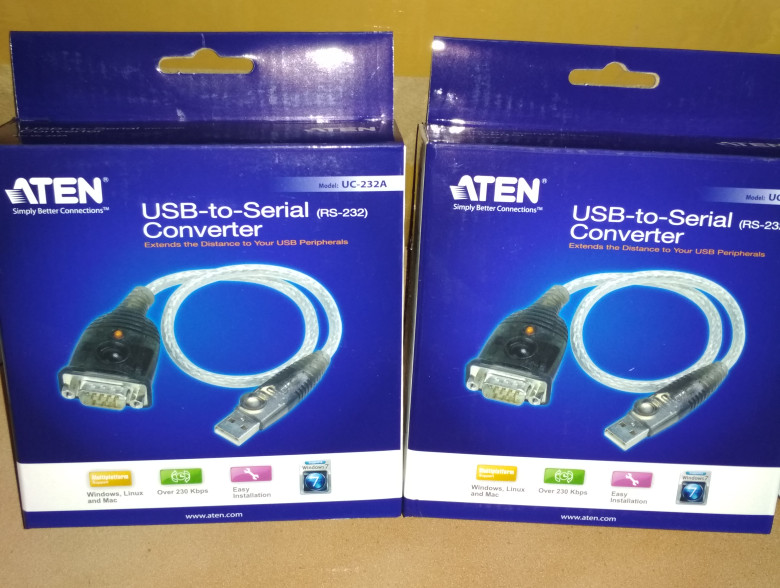 Jual Connector - Aten USB to Serial (RS-232) | PaDi UMKM