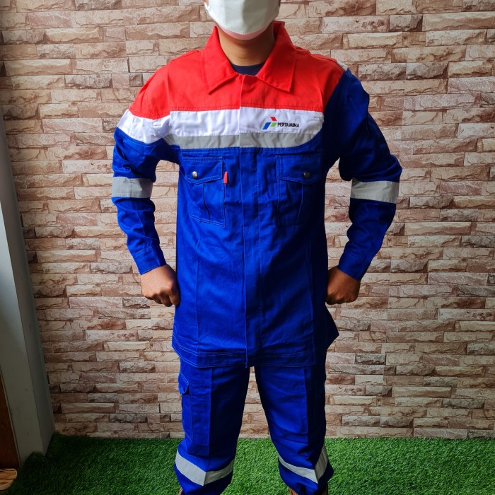 Jual Wearpack Two Pieces Pertamina NOMEX Original/Coverall NOMEX ...