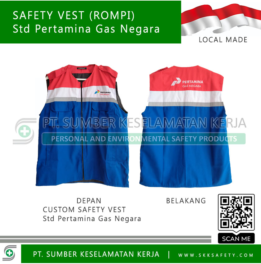Jual Rompi Safety Standard Pertamina | PaDi UMKM