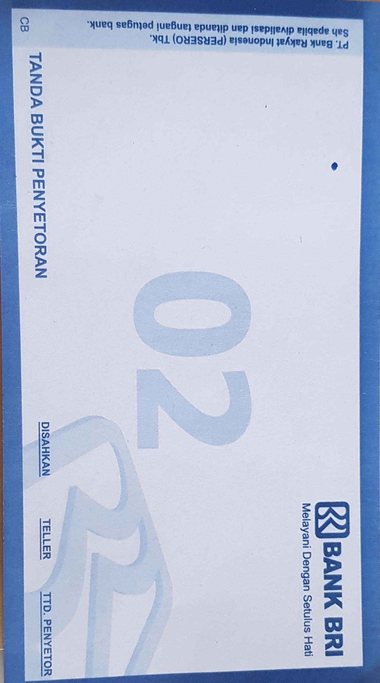 Jual Selip setoran OPS 02 | PaDi UMKM