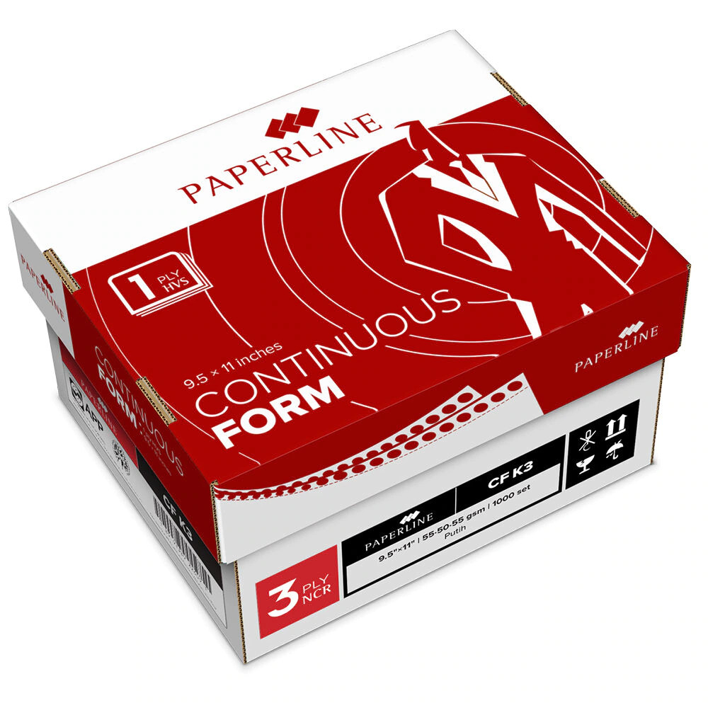 Jual Paperline Kertas Continuous Form 9 1 2 X 11 3 Ply Padi Umkm