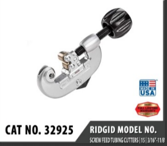 Jual Ridgid Tubing Cutter, Model No. 32925 -PLUS MATA PISAU RIDGID ...