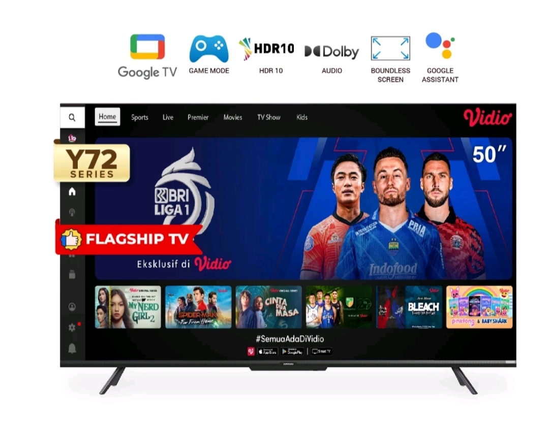 Jual Google TV Coocaa 50 inch Smart TV | PaDi UMKM