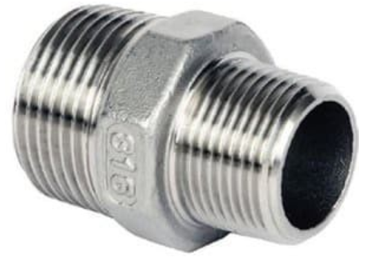 Jual Hex Nipple Reducer - 1 1/4 X 3/4 Stainless Steel 316 Class 3000 ...