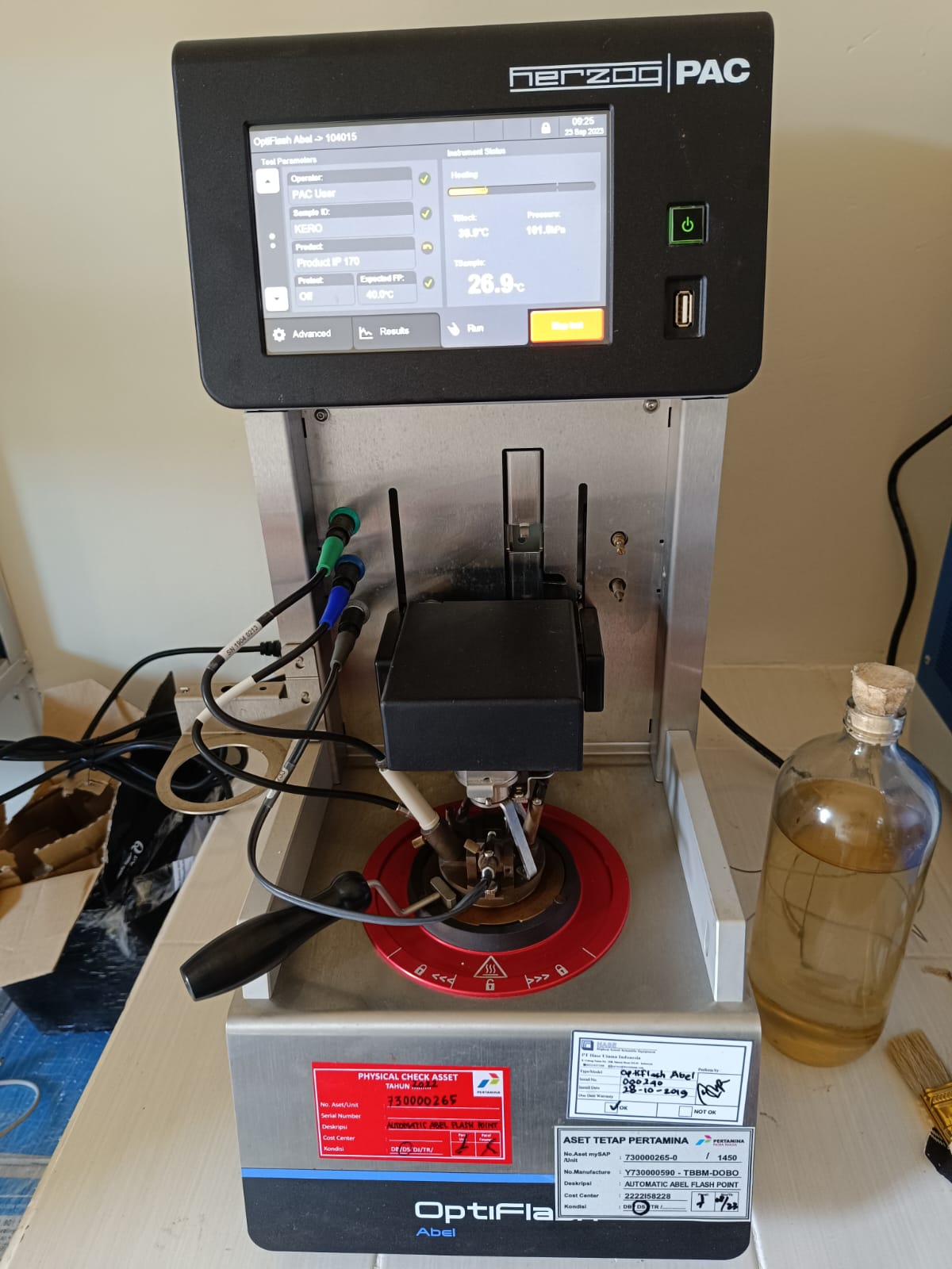 Jual perbaikan dan kalibrasi alat flash point able | PaDi UMKM