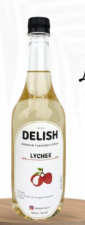 Jual sirup - Lychee Delish Syrup Premium sirup Lychee Sirup Cafe Sirup ...