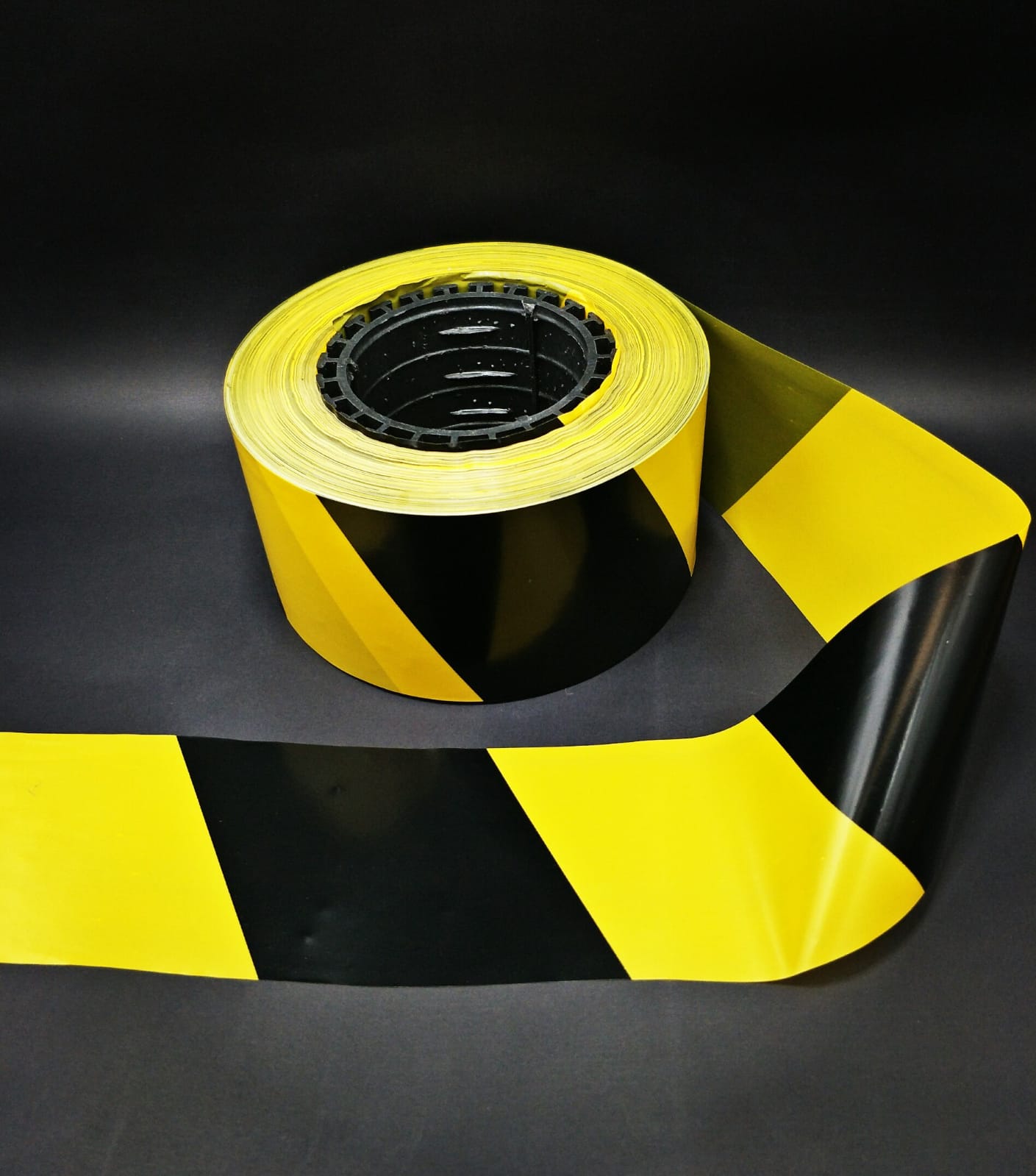 Jual SAFETY LINE 3''X500 METER HITAM KUNING | PaDi UMKM