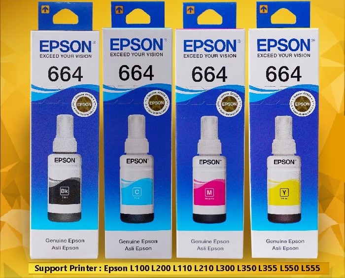 Jual Tinta printer epson L220 ( Hitam dan warna) | PaDi UMKM