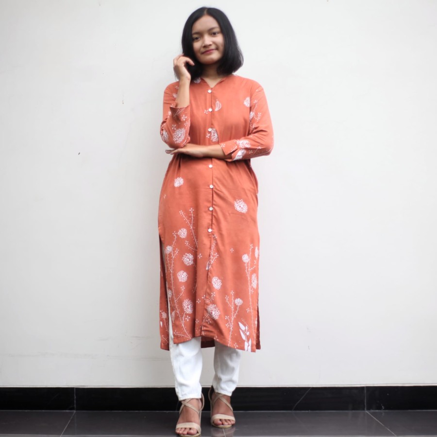 Jual Tunik Batik Tulis Ramah lingkungan Motif "Rasamala" | PaDi UMKM