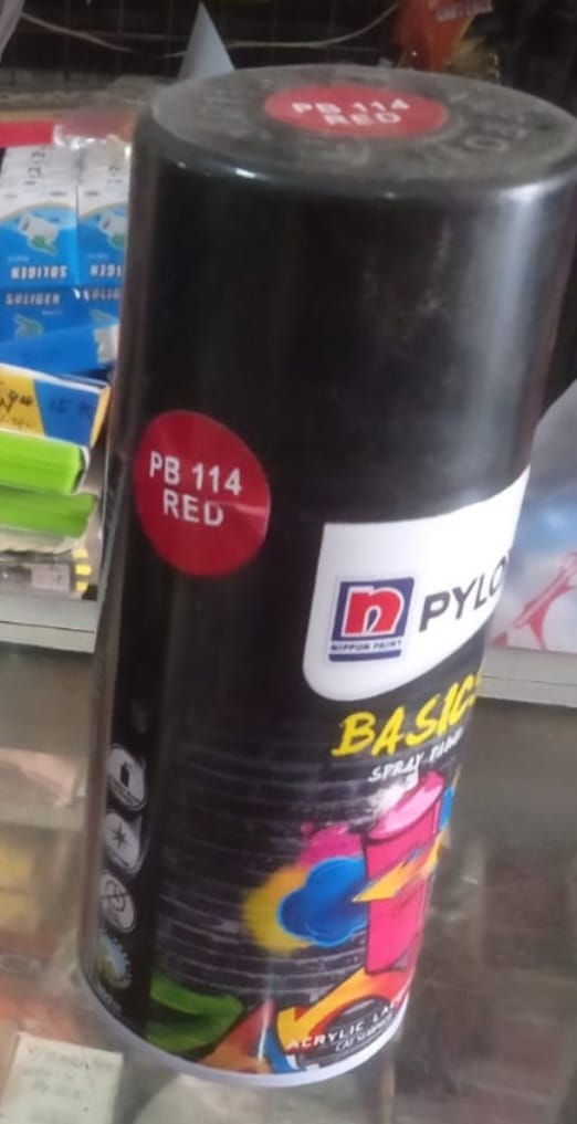 Jual Cat Pylox Semprot Warna Merah 114 | PaDi UMKM
