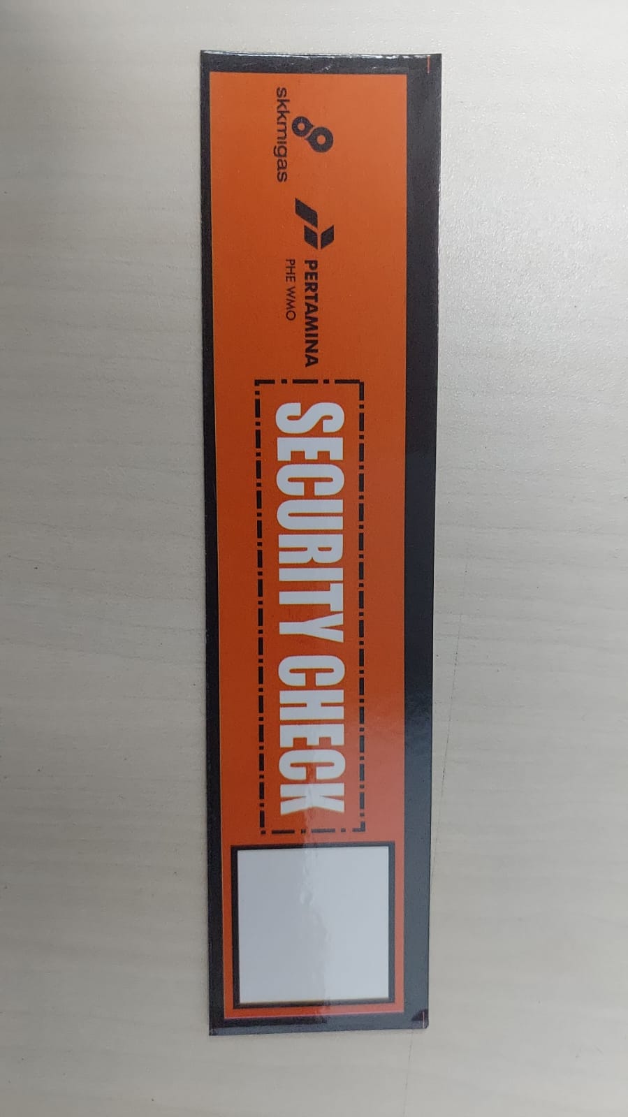 Jual Stiker Vinyl Security Check | PaDi UMKM