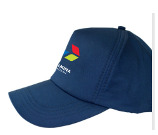 Jual Topi + Logo dan tulisan Pertamina Hulu Rokan (Sablon) Drill | PaDi ...
